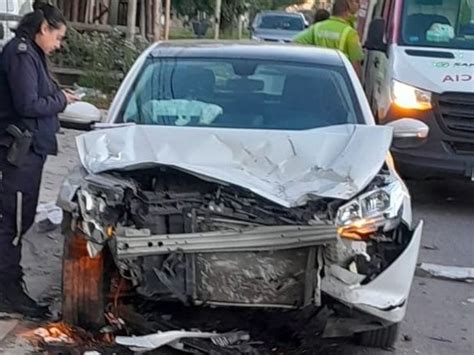 Un triple choque en La Plata dejó dos heridos