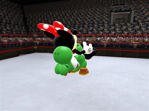 Yoshi Vs Minnie 2 By Mrhoo1 On Deviantart