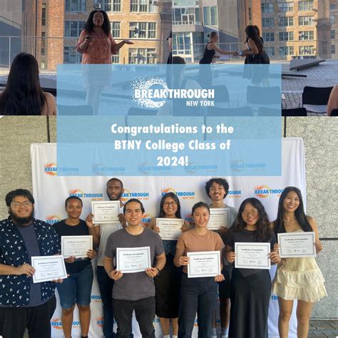 Breakthrough New York On Linkedin Breakthroughnewyork Classof2024
