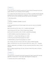 CSCI110 HW1 Pdf Chapter 1 Short Answer 1 The CPU Stands For Central