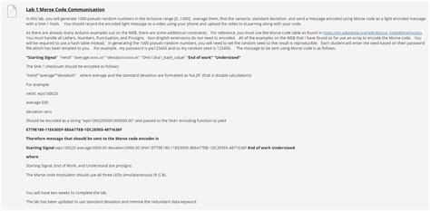 Lab Morse Code Communication In This Lab You Will Chegg