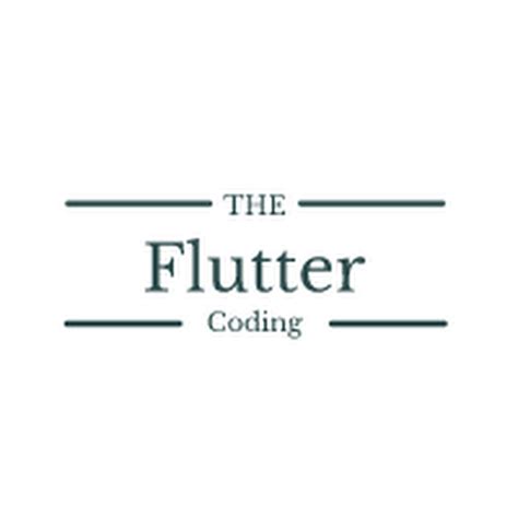 Flutter Coding Youtube