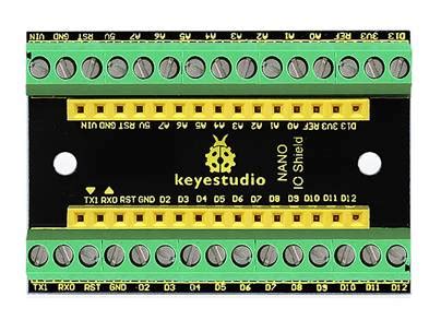 Ks0250 Keyestudio NANO IO Shield Keyestudio Wiki