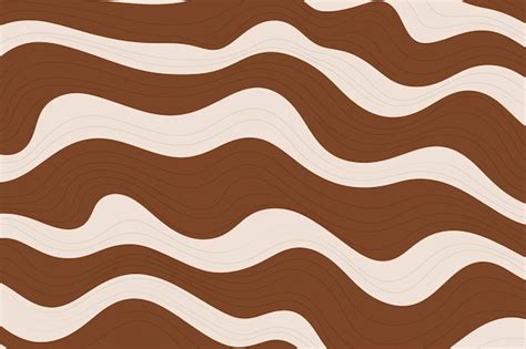 Premium Photo Canvas Vector Texture Wave Seamless Pattern