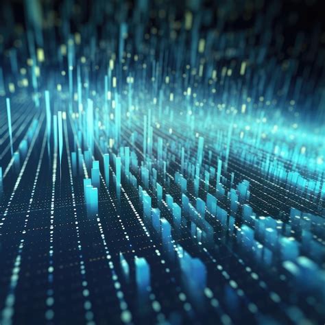 Premium Ai Image Blue Infotech Background Image