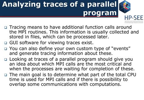 Performance Analysis And Optimization Of Parallel Applications Ppt