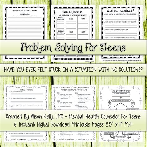 What Now Problem Solving DBT Skills Coping Skills For Etsy