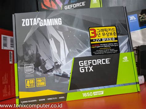 Zotac Gtx 1650 Super Auction Tonix Computer