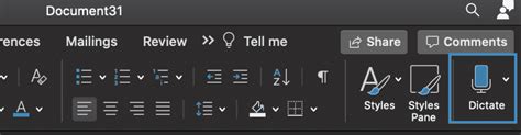 How To Dictate Text In A Microsoft Word Document