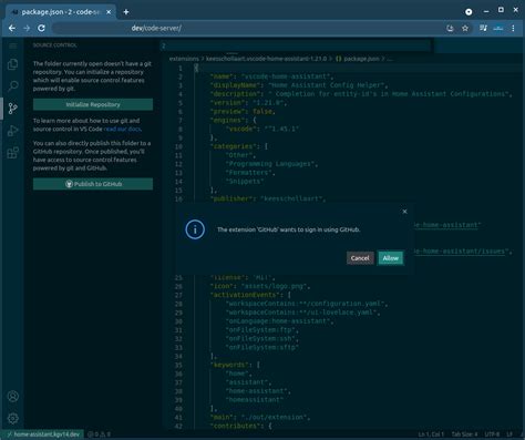 install code server on raspberry pi using the snap store snapcraft