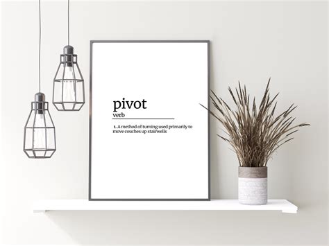 Friends Pivot Definition Print Unique Wall Art From Moonshine Prints
