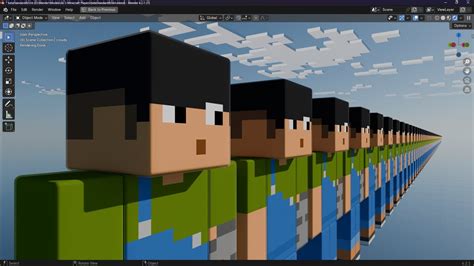 Working On A Minecraft Animation In Blender YouTube