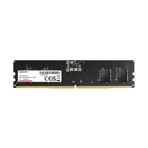Memoria Ram Ddr5 Dimm 8gb Pc 4800 Adata Premier