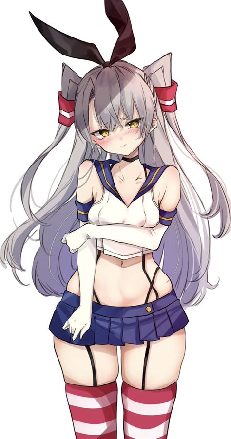 天津風艦これ 島風艦隊これくしょん 「天津風はかわいい 」茅ヶ崎ゆかり ᓚᘏᗢ 🐾のイラスト