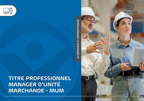 Réunion Apprentissage Titre Professionnel Manager d Unité Marchande MUM