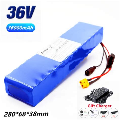 36V 36Ah 18650 Rechargeable Lithium Battery Pack 10S3P 500W High Power