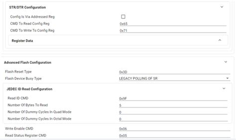AM QSPI Flash Configuration For QSPI Boot Arm Based Microcontrollers Forum Arm Based