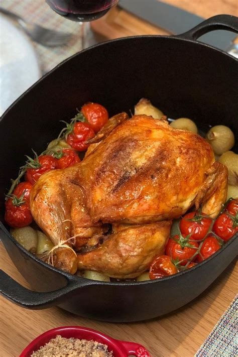 Frango Assado Na Panela Receita Lia S Kitchen Rezept