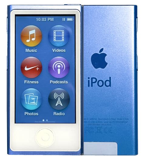 Refurbished Apple Ipod Nano 7th Generation 16gb Royal Blue Mkn02ll A A