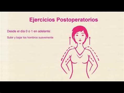 Cáncer de Mama, Ejercicios Postoperatorios - YouTube