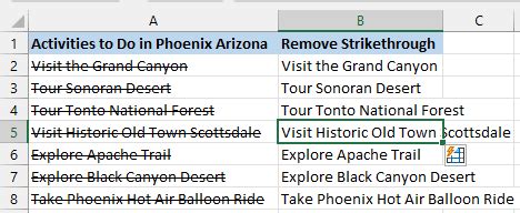 How To Remove Strikethrough In Excel 7 Easy Ways