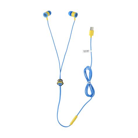 Miniso Audífonos Tipo C Minions Azul Modelo F056T Rappi
