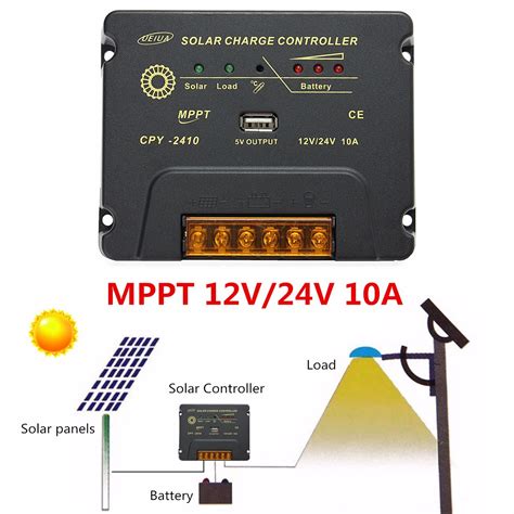 CPY V V A USB MPPT Solar Panel Battery Charge Controller Reliable Store