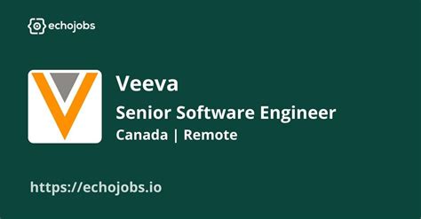 Veeva Is Hiring Senior Software Engineer Sre Usd 110k 270k Canada