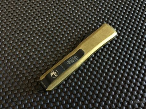 Microtech Brass Ultratech De Black Wclip Eknives Llc