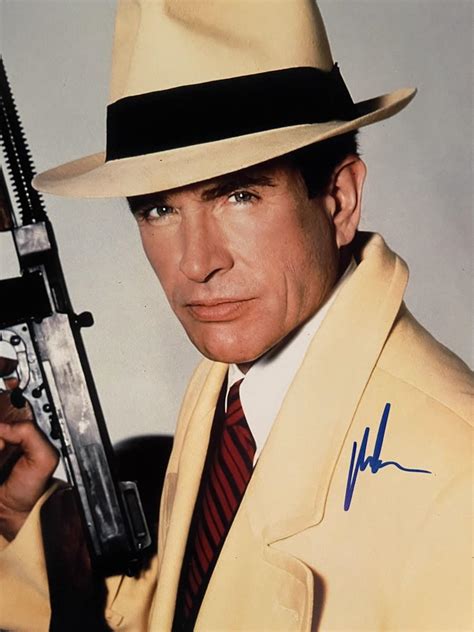 Dick Tracy Warren Beatty Signed Photo