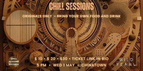 Chill Sessions At Lucky Hall • Originals Only • Bring Your Own Fandb
