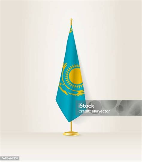 국기에 카자흐스탄 국기 기에 대한 스톡 벡터 아트 및 기타 이미지 기 기둥 대통령 Istock