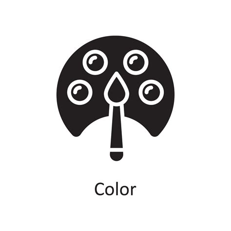 Color Vector Solid Icon Design Illustration Design And Development