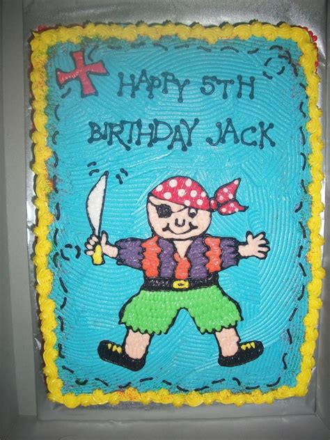 Pirate Birthday Cake