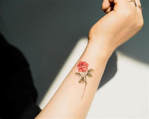 Rose Wrist Tattoos