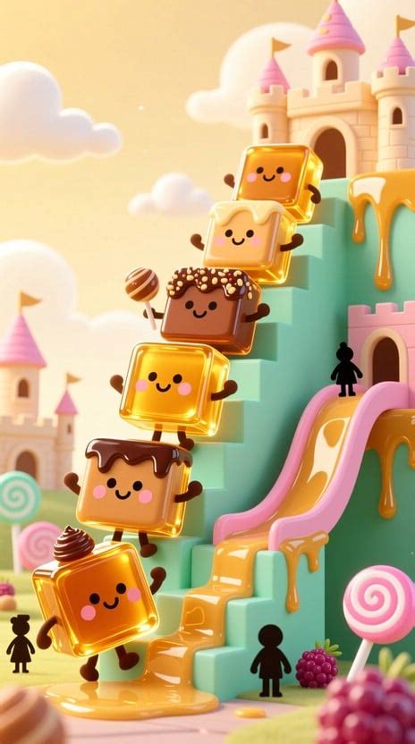 Free Candy Square Adventure Photo Toffee Caramel Candy Download