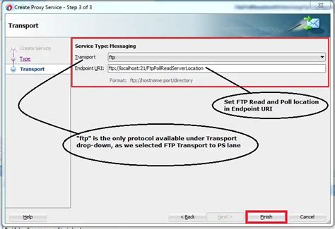 Oracle OSB 12c File Polling Reading And Writing Using FTP Transport
