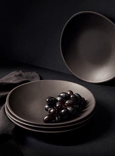 Dadasi Stoneware Dinner Plates Set Of 4 Gharyan Plates And Bowls Simons