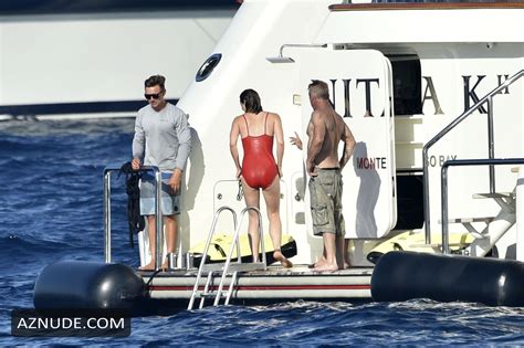 Sean Penn And His Girlfriend Leila George Enjoy A Holiday On A Yacht In Porto Cervo Sardinia