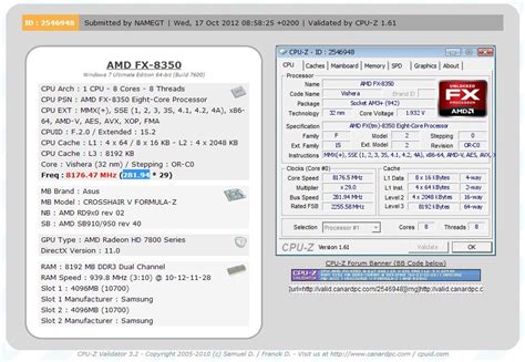 Amd Fx 8350 Cracks 8 Ghz Frequency Barrier With All Cores Enabled