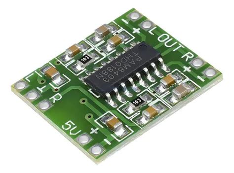 mini amplificador digital pam8403 super placa 2 unidades arduino de 3