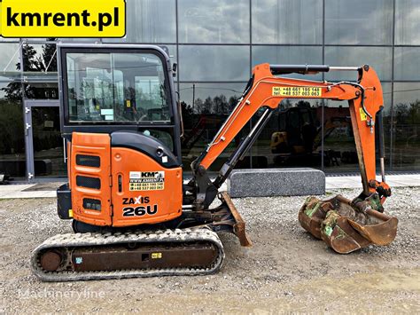 HITACHI ZX U A CR MINI KOPARKA JCB CAT KUBOTA U Mini Excavator For Sale