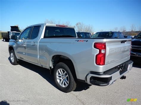 2021 Silver Ice Metallic Chevrolet Silverado 1500 Rst Double Cab 4x4