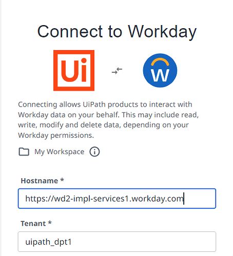 Creating A Workday Connection In Integration Service Tutorials
