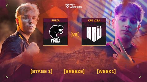 Furia Vs KrÜ Visa Vct Americas Stage 1 W1d3 Map 3 Youtube