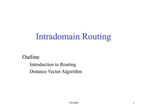 Route Ppt