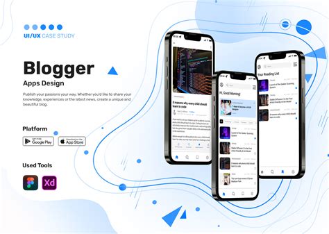 Blogger Apps Ui Ux Design On Behance