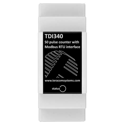 S0 Impulsų Skaitiklis Su Modbus Rtu Išėjimu Tdi340