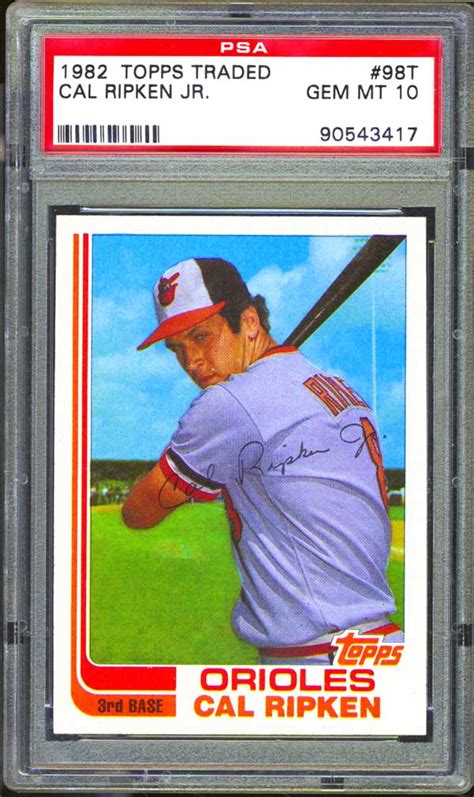 Lot Detail Topps Traded T Cal Ripken Jr Psa Gem Mint