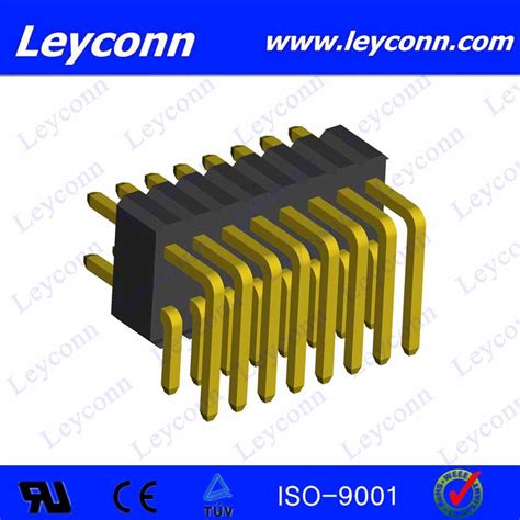 Pin Header Single Layer Double Row Right Angle Pin Header China Right Angle Pin Header And